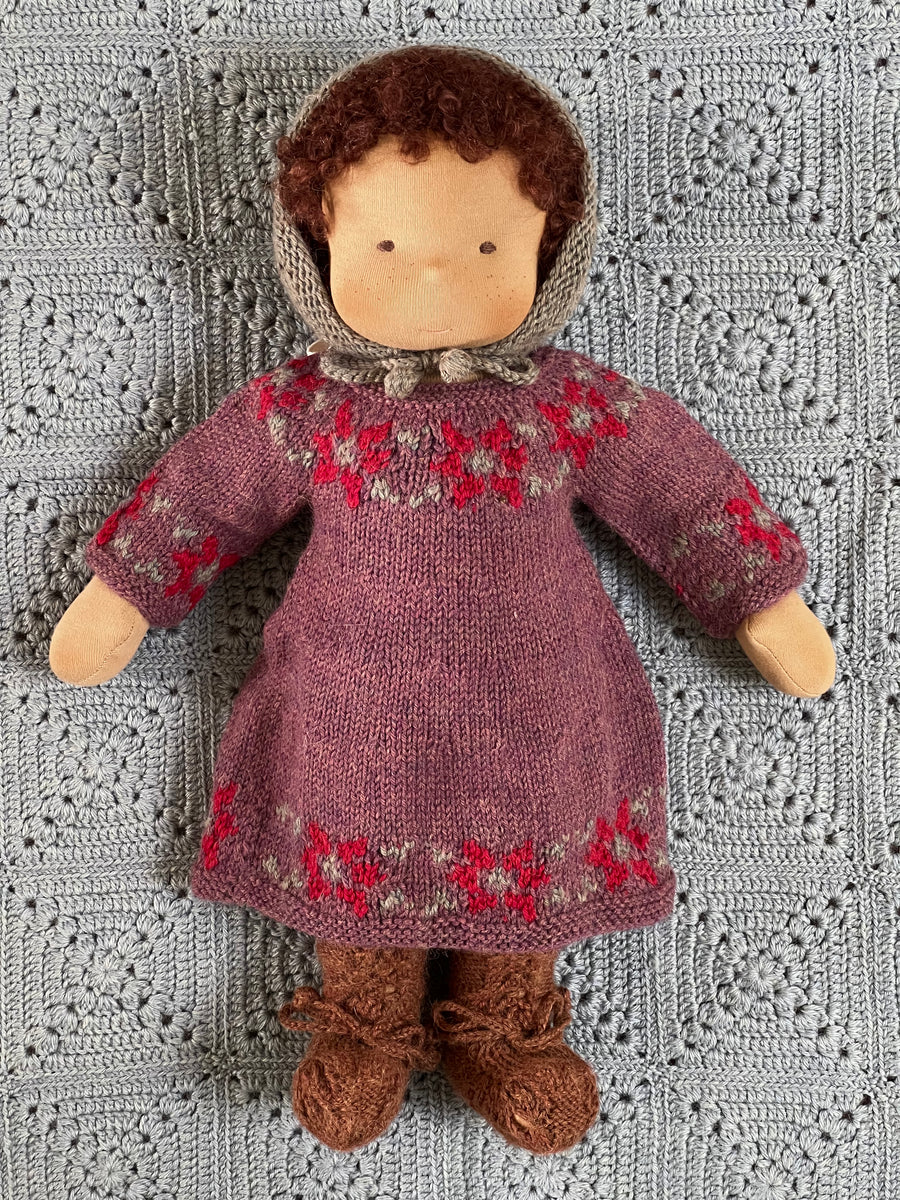 Waldorf Doll - Chantal | Handmade Natural Fiber Doll – Miou Kids