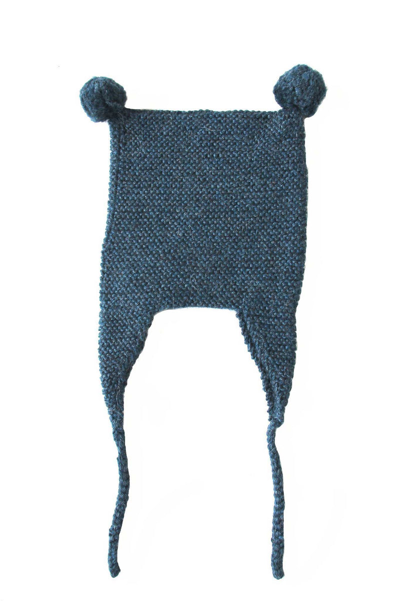 Square Hat - Plant Dyed | Cozy Hand-Knitted Kids Wear – Miou Kids